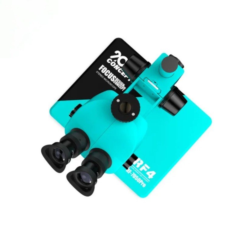 RF4 RF-7050 PRO 7X-50X SYNCHRONOUS ZOOM TRINOCULAR STEREO MICROSCOPE ... RF4 RF-7050 PRO 7X-50X SYNCHRONOUS ZOOM TRINOCULAR STEREO MICROSCOPE ...